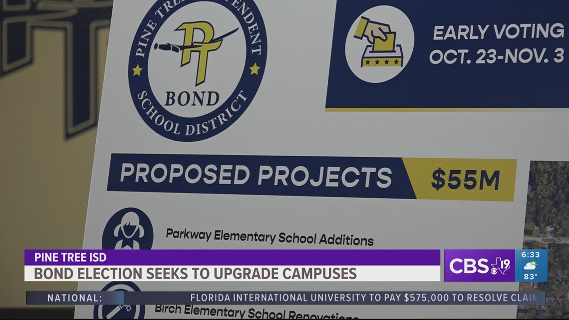 Pine Tree ISD bond seeks to upgrade, renovate schools | cbs19.tv