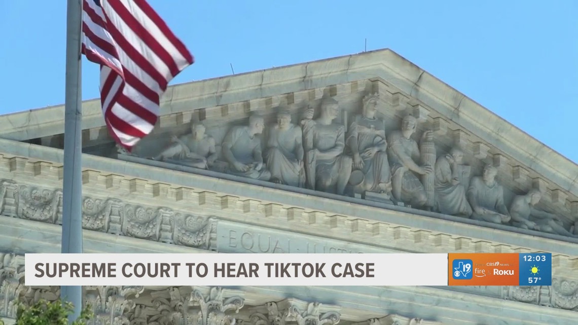 Supreme Court to hear arguments on TikTok ban on grounds of first ...