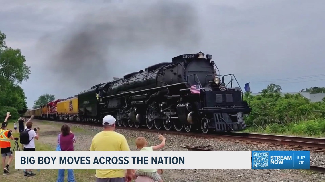 Big Boy steam locomotive draws crowds on America 250 tour stop in ...