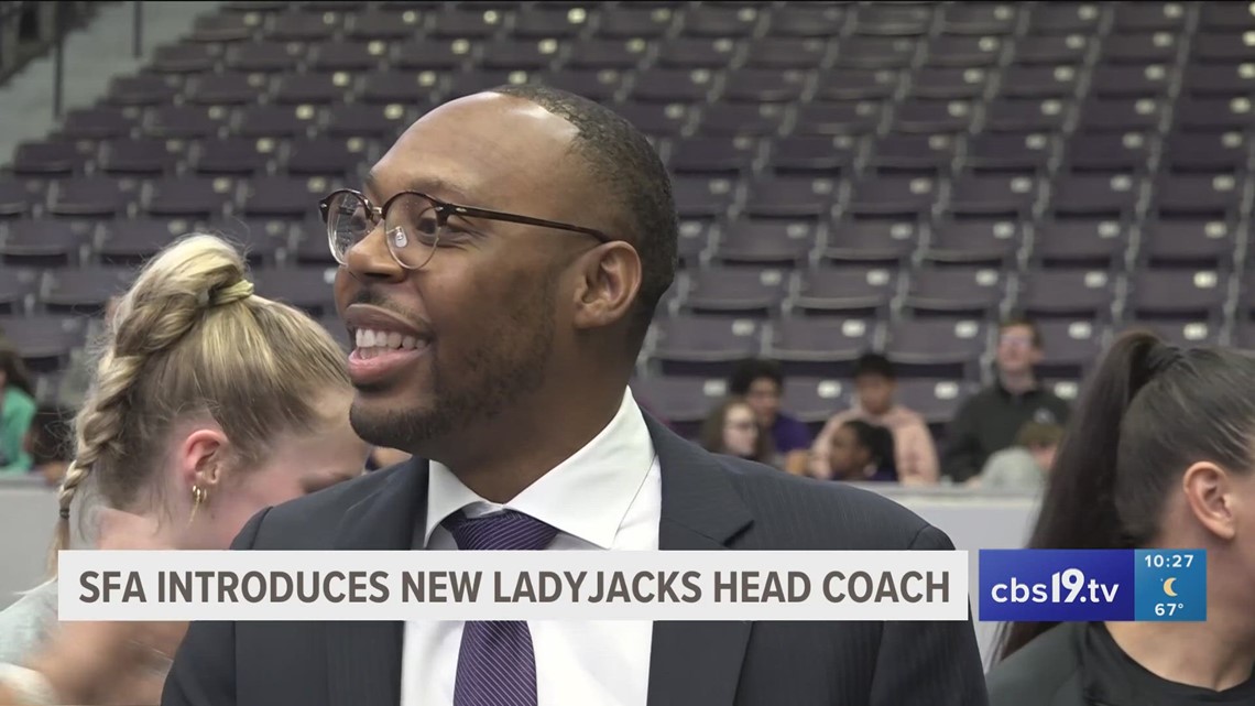 Stephen F. Austin Ladyjacks introduce their newest head coach | cbs19.tv