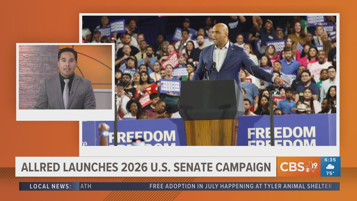 Colin Allred launches 2026 U.S. Senate campaign | cbs19.tv