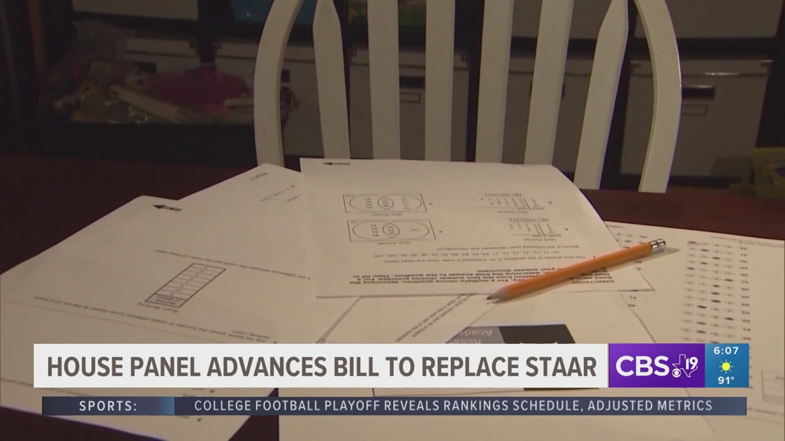 House panel advances bill to replace STAAR test | cbs19.tv