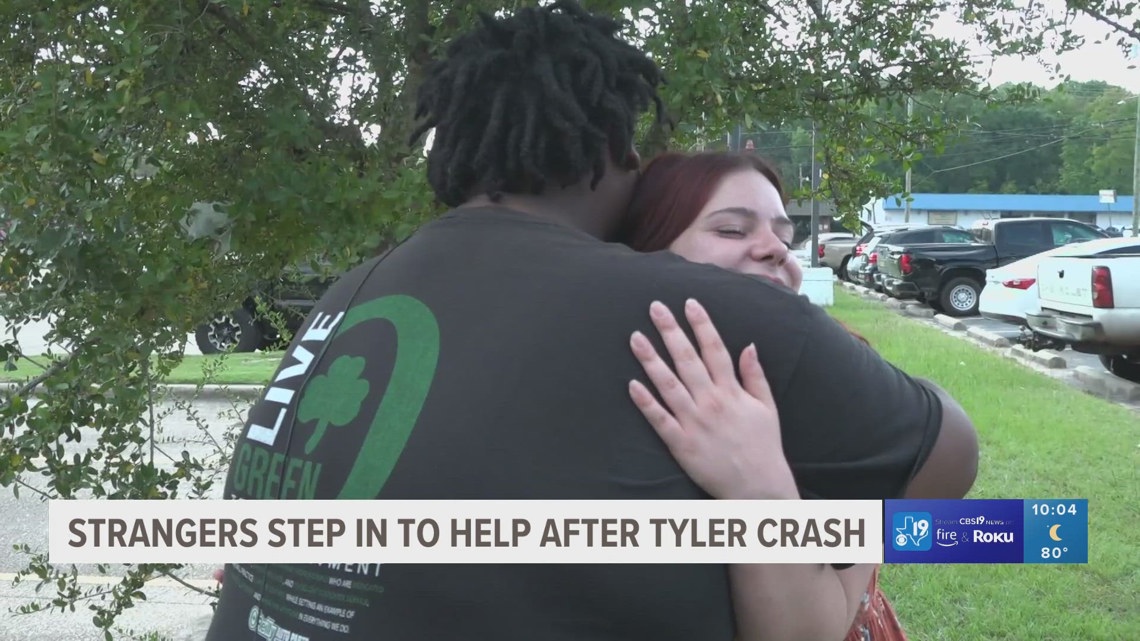 Stranger's act of kindness during Tyler crash sparks reunion after ...
