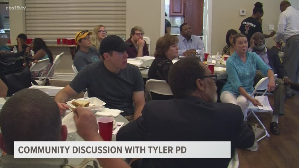 Important talks between Tyler police officers and community members ...
