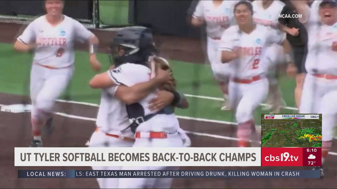 UT Tyler softball nearing back-to-back Division II World Series wins ...