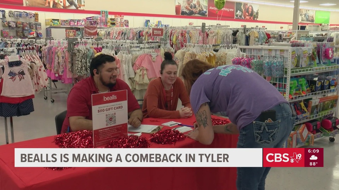Bealls makes comeback in Tyler | cbs19.tv
