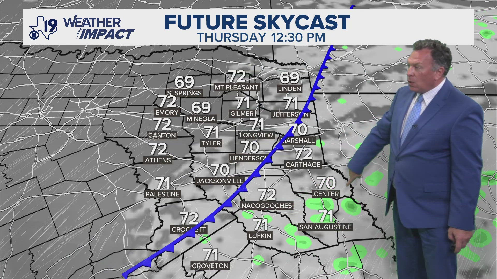 Tyler Hourly Weather Forecast | Tyler, Texas | cbs19.tv
