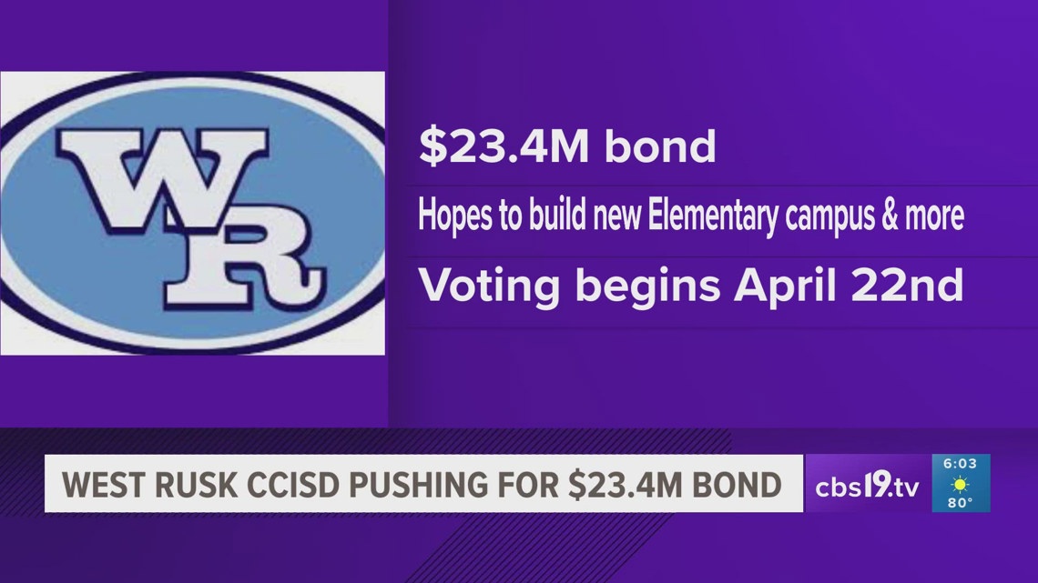 West Rusk CCISD pushing for $23.4 million bond for new elementary ...