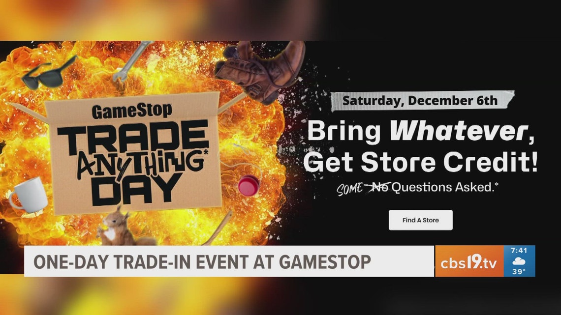 GameStop to hold one-day trade-in event this weekend | cbs19.tv