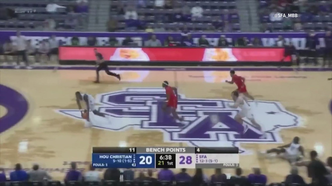 SFA Lumberjacks defeat Houston Christian | cbs19.tv