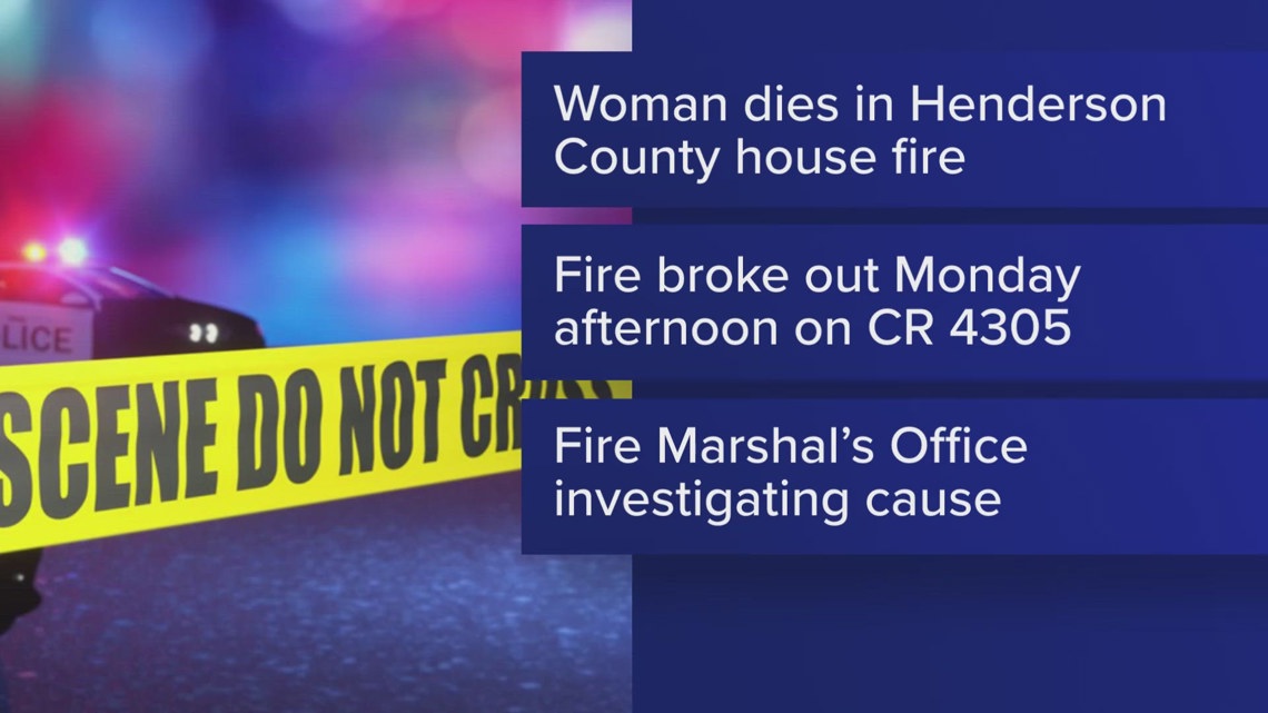 1 dead after fatal Henderson County fire, Marshal's Office ...