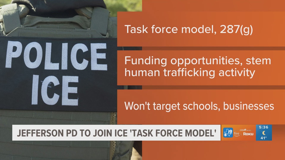 ‘We will not be going to schools’: Jefferson police to join ICE’s task ...