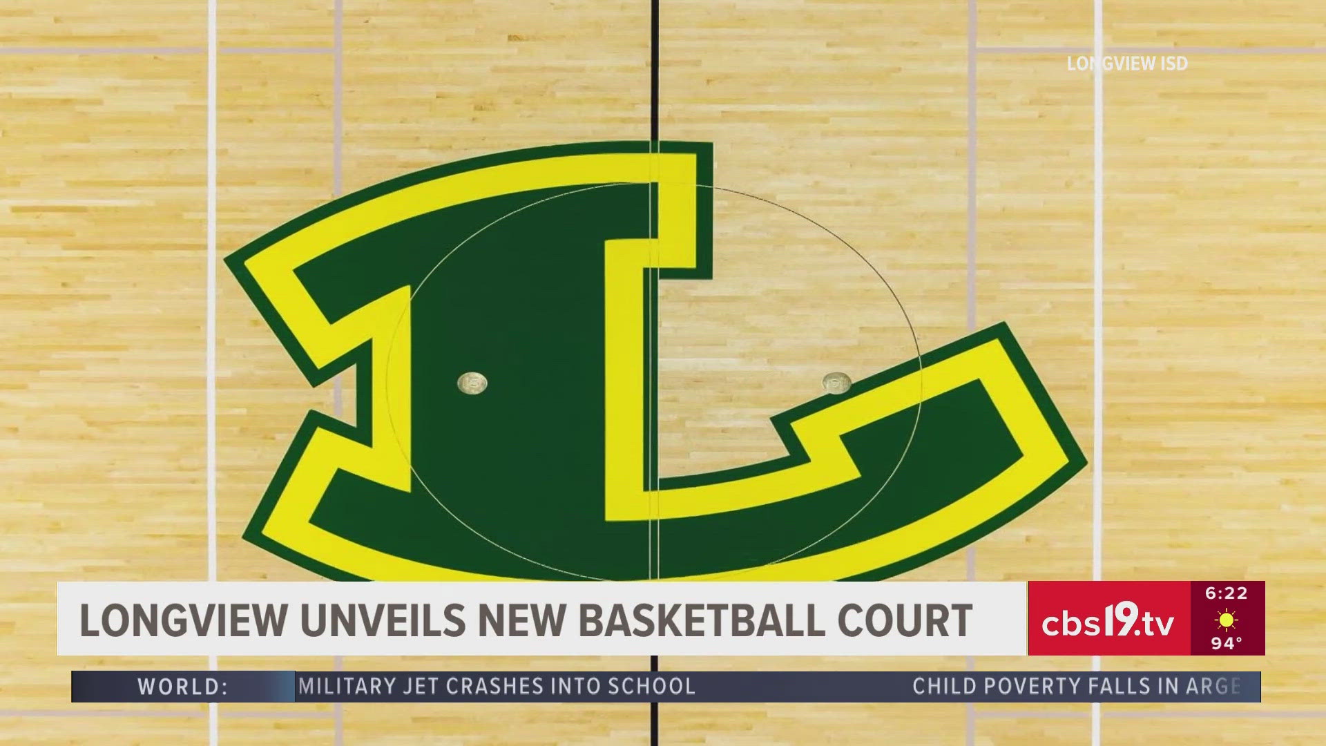 Longview High unveils completely redone gym floor at Lobo Coliseum ...