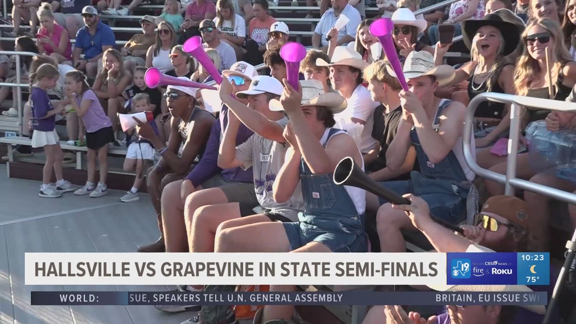 Grapevine defeats Hallsville softball in first game of semi-finals ...