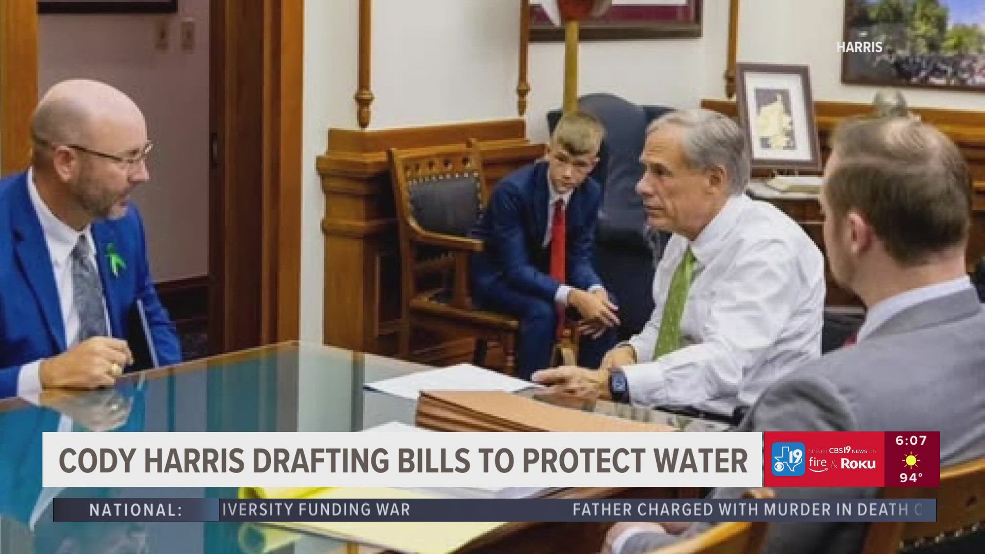 State Rep. Cody Harris writing bills to protect groundwater in East ...