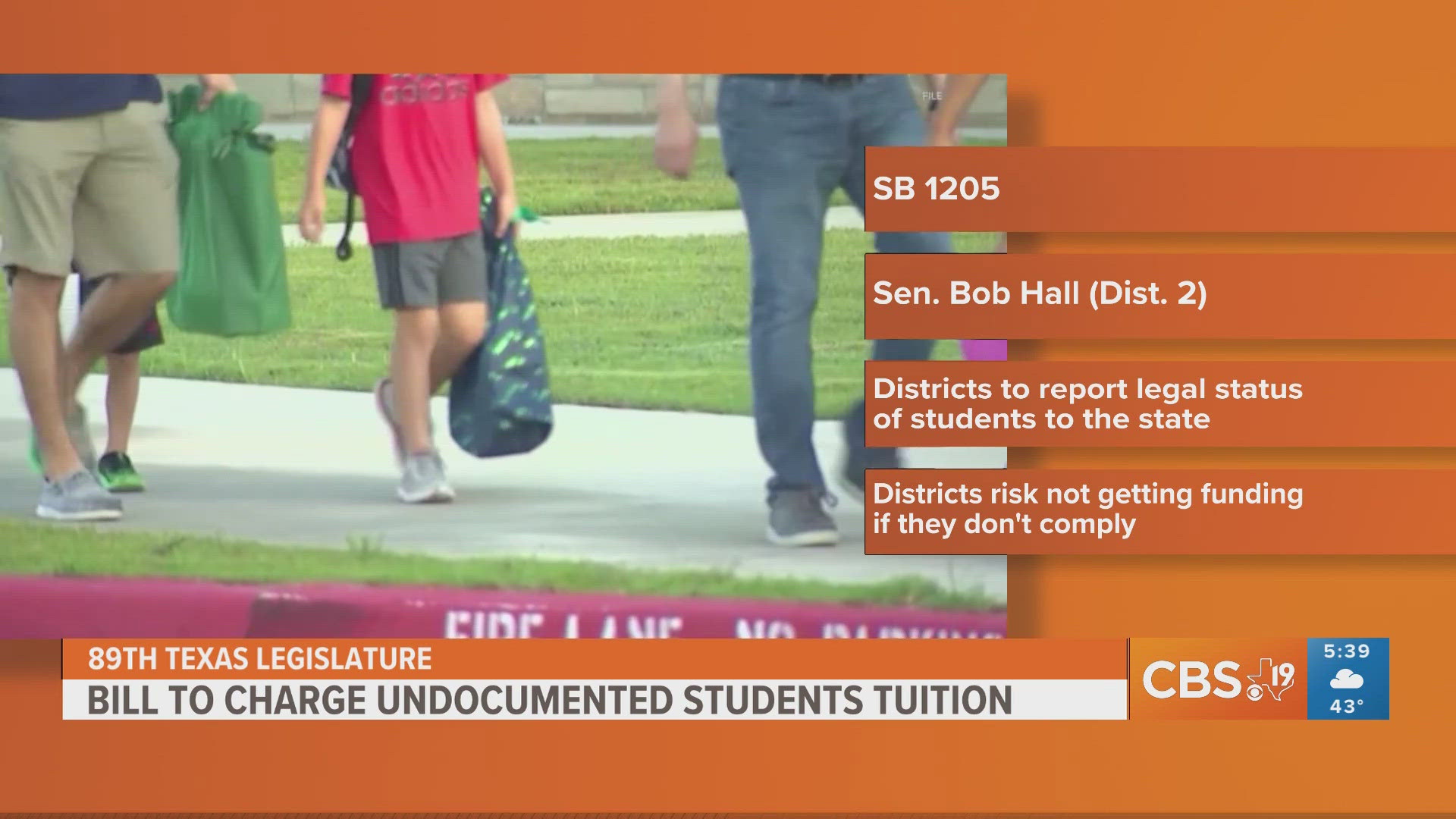 Texas lawmaker wants undocumented students to pay tuition at public schools | cbs19.tv