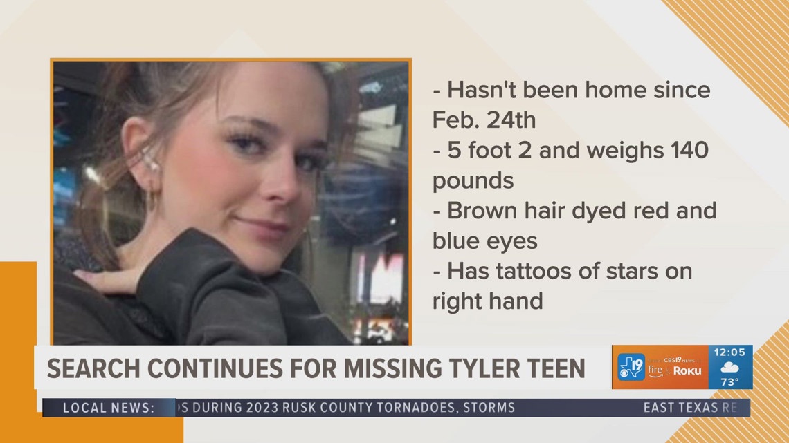 Tyler police still looking for 16-year-old runaway last seen in late ...