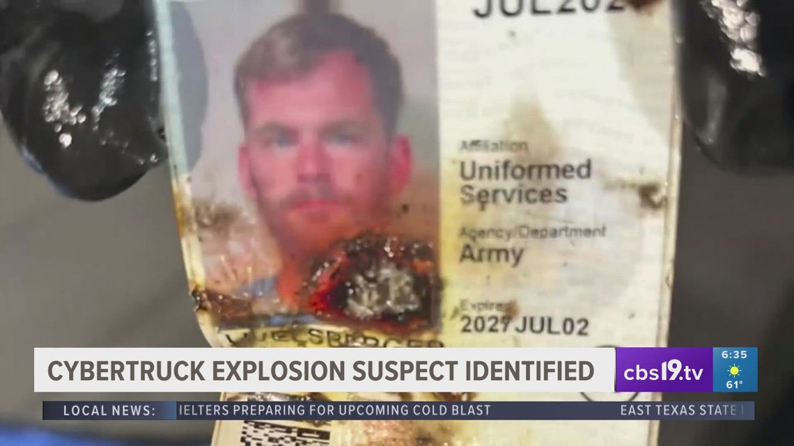 Cybertruck explosion suspect identified | cbs19.tv