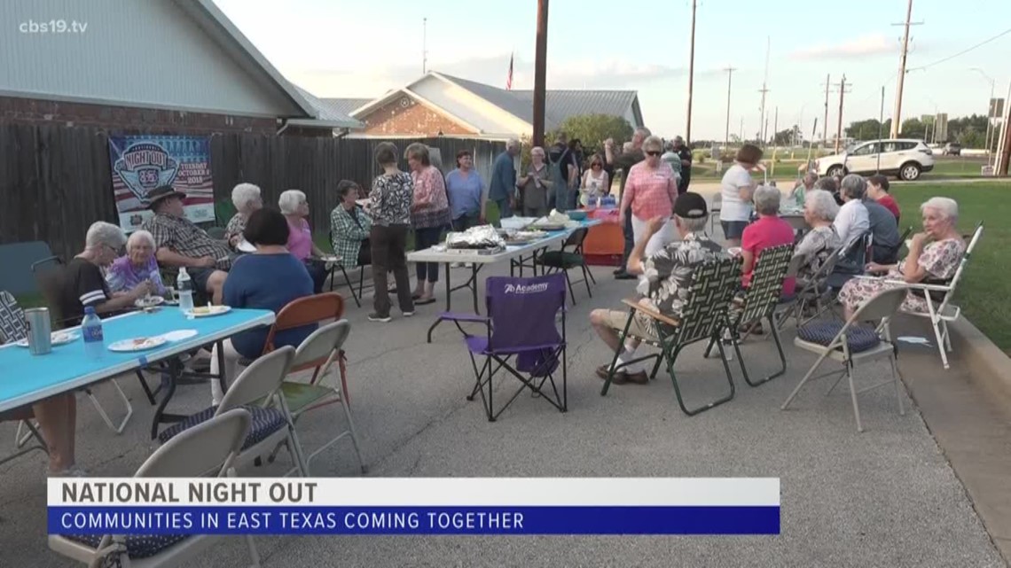 Longview celebrates neighborly fun with National Night Out | cbs19.tv