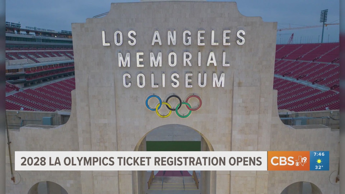 2028 LA Olympics ticket registration opens | cbs19.tv