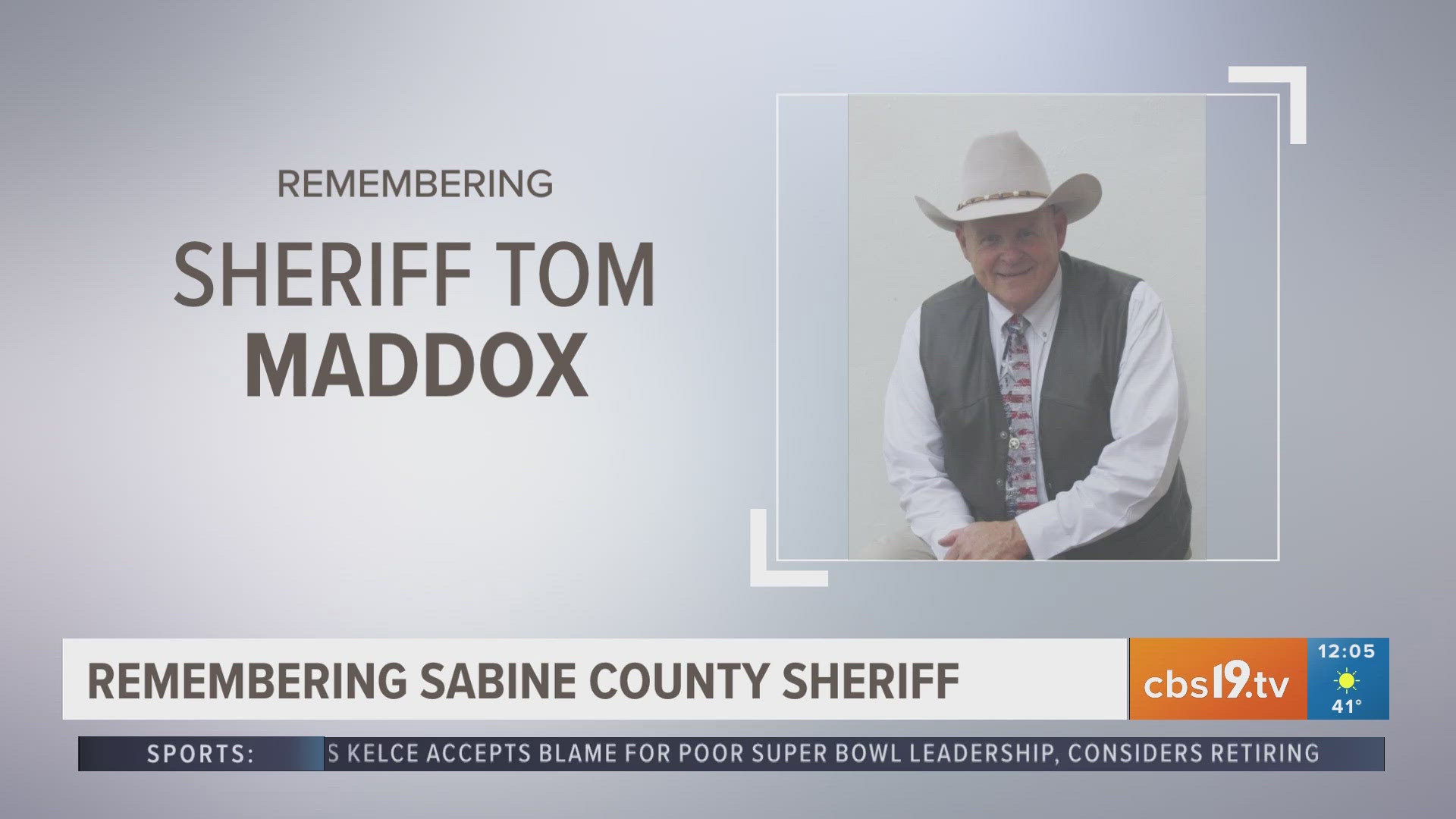 Texas sheriff dies after battling long-term health issues | cbs19.tv