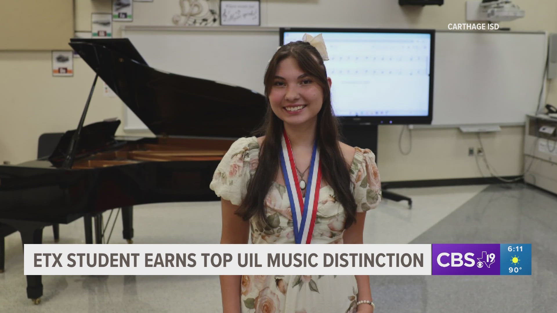 East Texas student earns top UIL music distinction in Texas | cbs19.tv