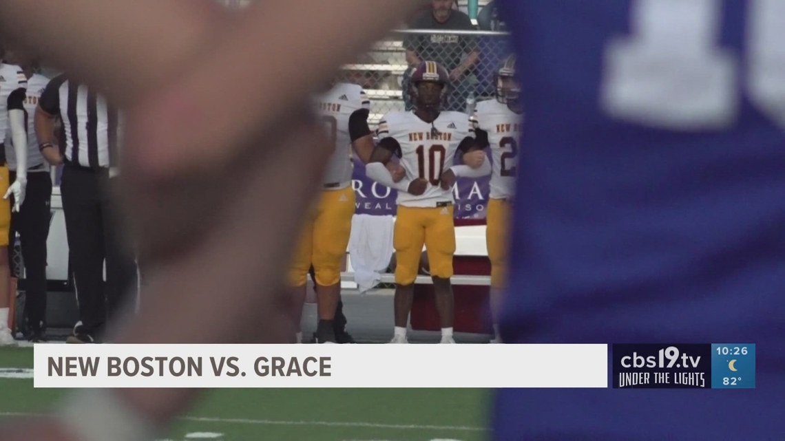 UNDER THE LIGHTS: Grace rolls New Boston 38-0 | cbs19.tv