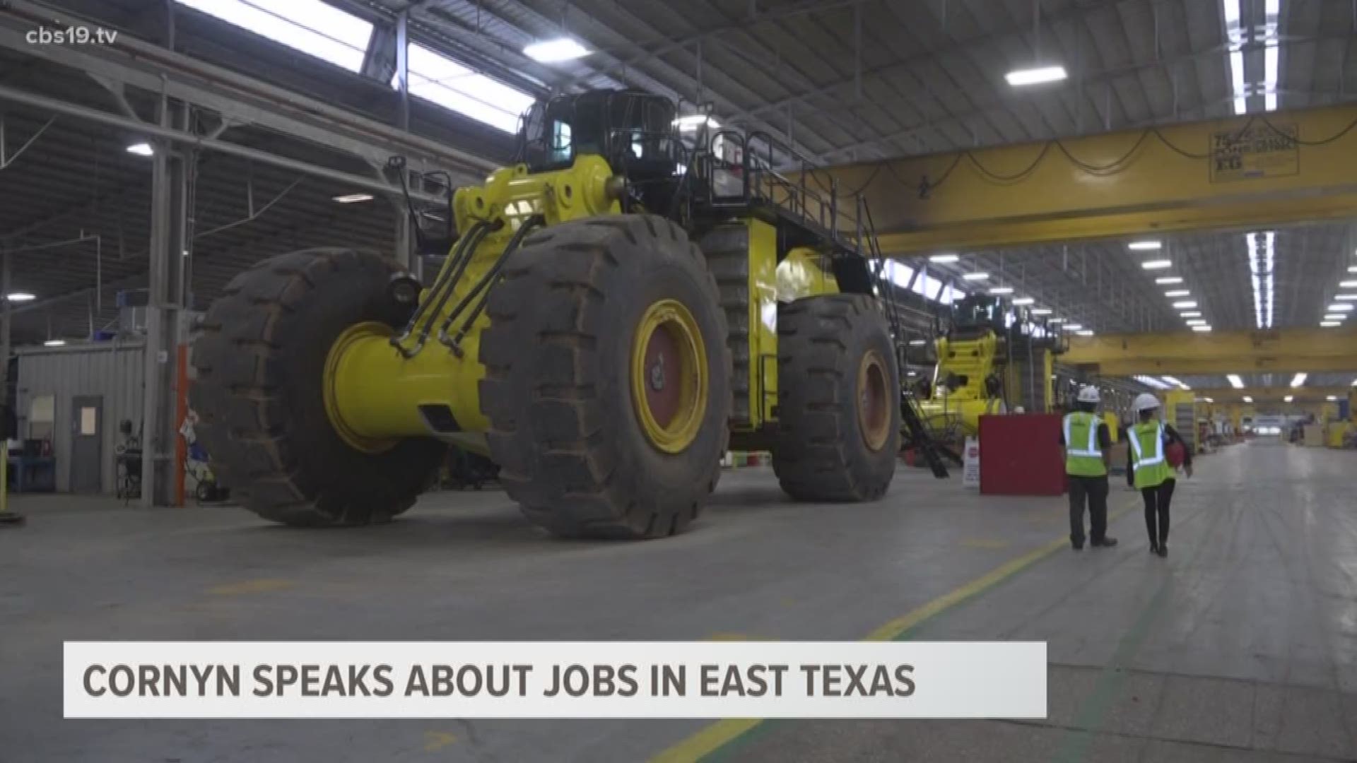 Sen. John Cornyn visits Komatsu Mining Corp in Longview | cbs19.tv