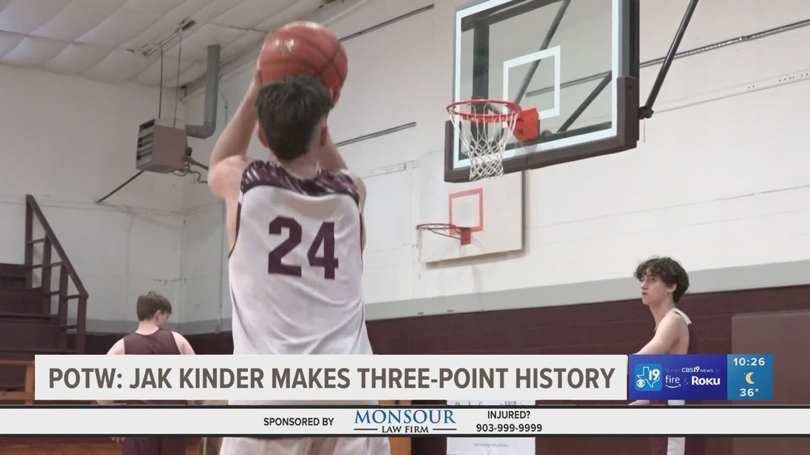 POTW: Jak Kinder breaks Texas three-point record | cbs19.tv