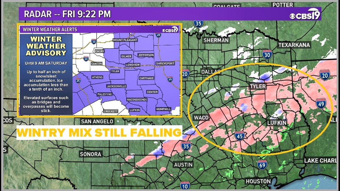 Winter Weather Advisories issued as wintry mix possible overnight in ...