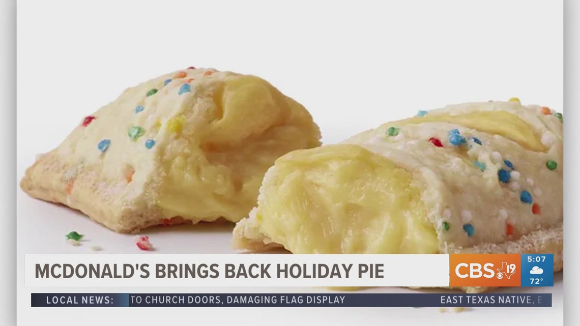 McDonald's brings back holiday pie | cbs19.tv