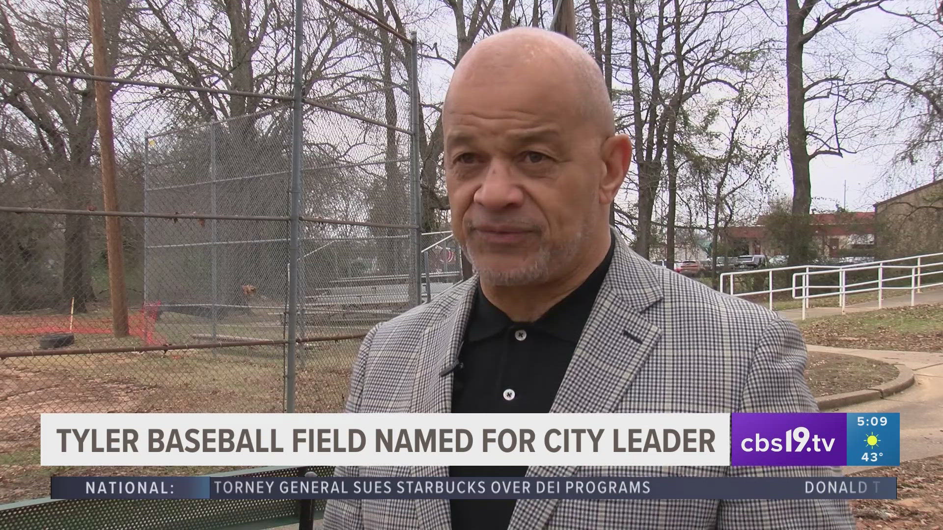 Tyler City Council names field in honor of Tyler pastor | cbs19.tv