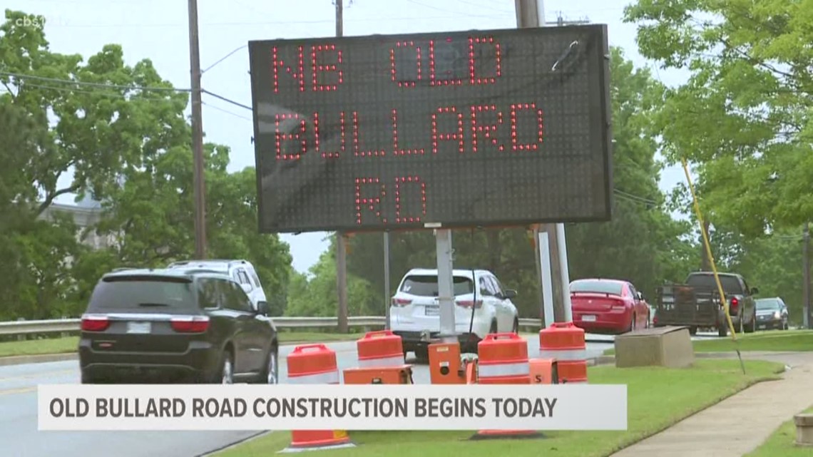 REMINDER: Construction begins April 22 on Old Bullard Road, expected to ...