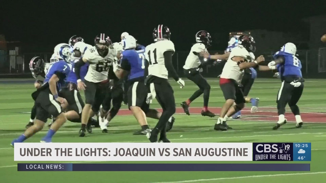 UNDER THE LIGHTS: Joaquin Rams beat San Augustine Wolves 35-24 | cbs19.tv