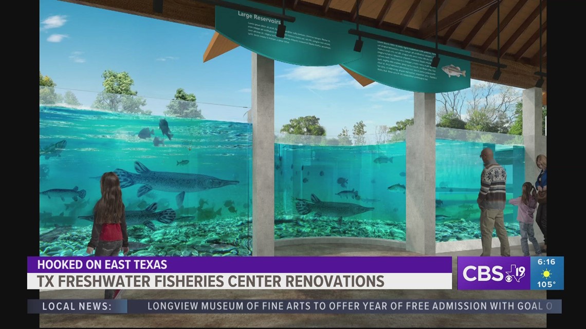Texas Freshwater Fisheries Center makes changes with renovations | cbs19.tv