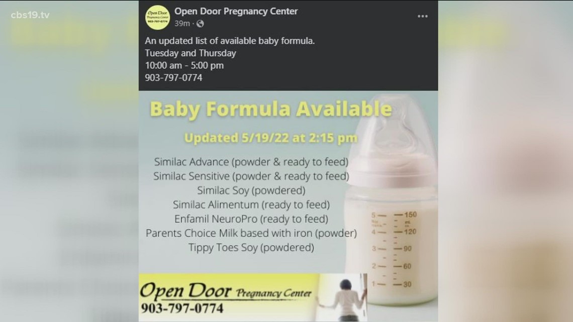 Local nonprofits are helping families find baby formulas | cbs19.tv