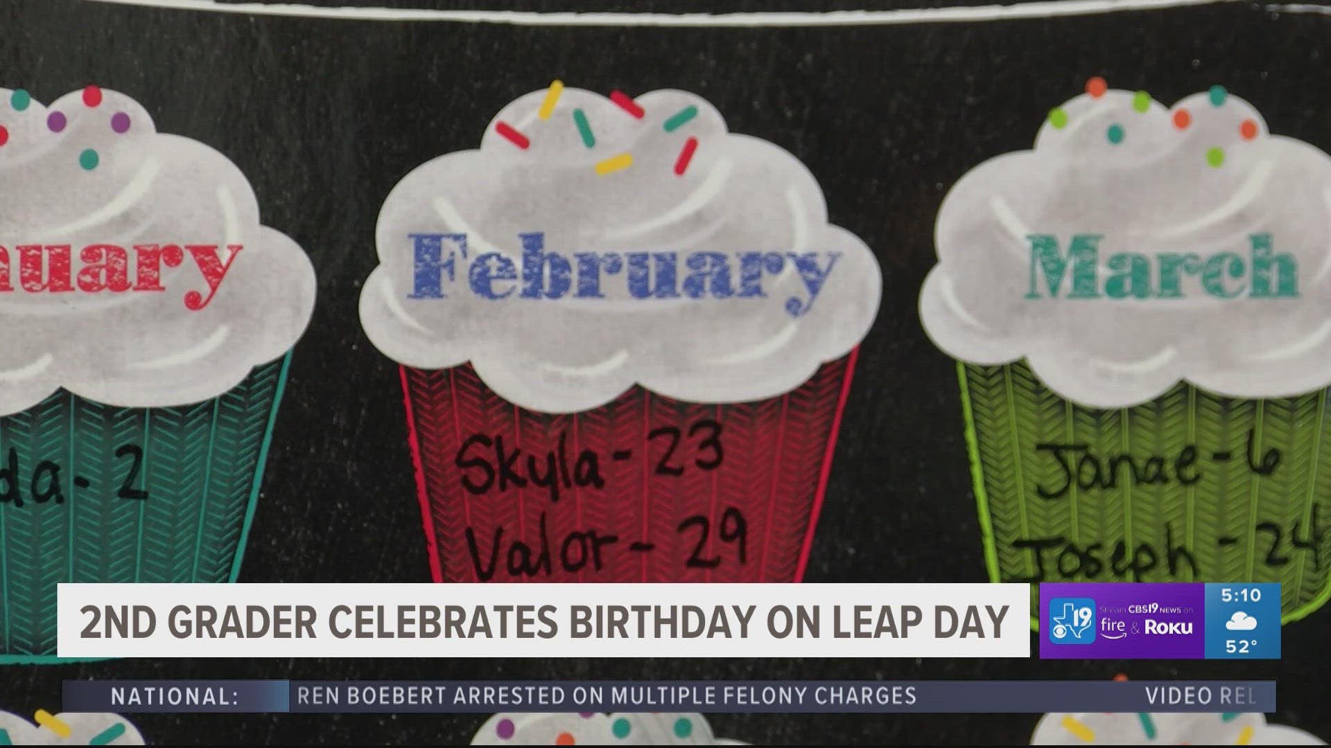 Tyler second-grader celebrates birthday on Leap Day | cbs19.tv