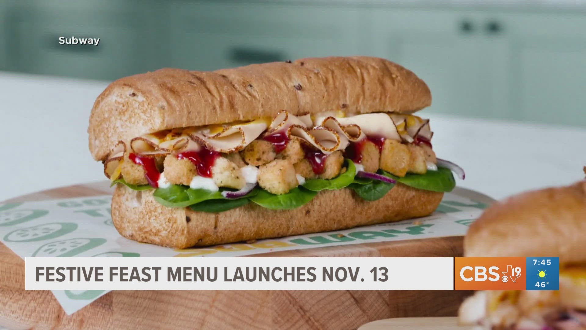 Subway's festive menu launches Nov. 13 | cbs19.tv