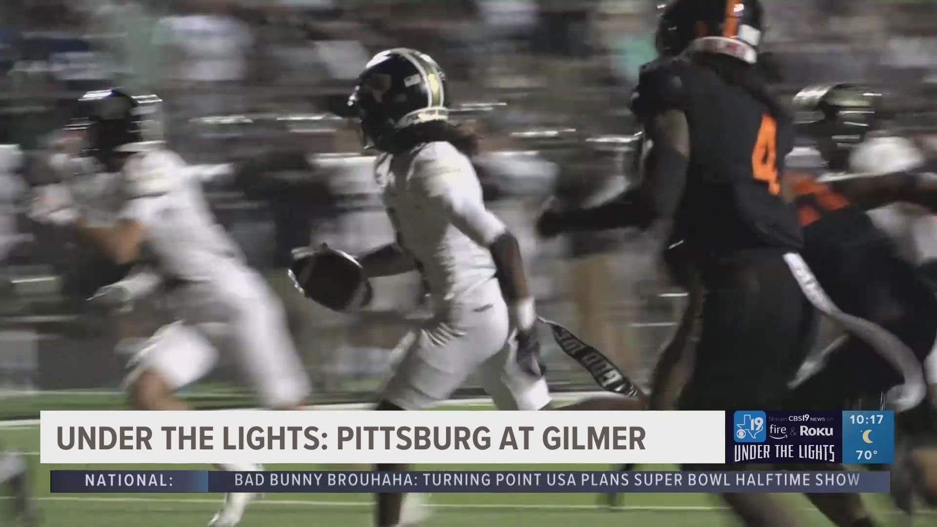UNDER THE LIGHTS: Pittsburg Pirates vs. Gilmer Buckeyes | cbs19.tv