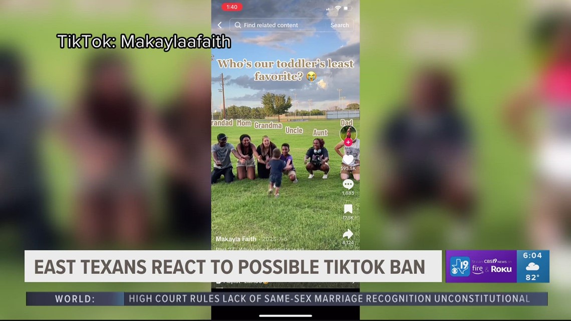 Tyler content creator gets ready for potential TikTok ban | cbs19.tv
