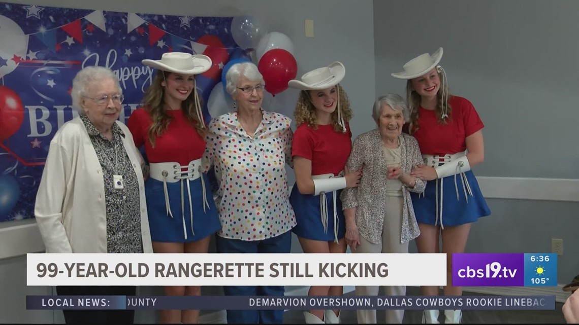 Former Kilgore Rangerette celebrates 99th birthday with surprise | cbs19.tv