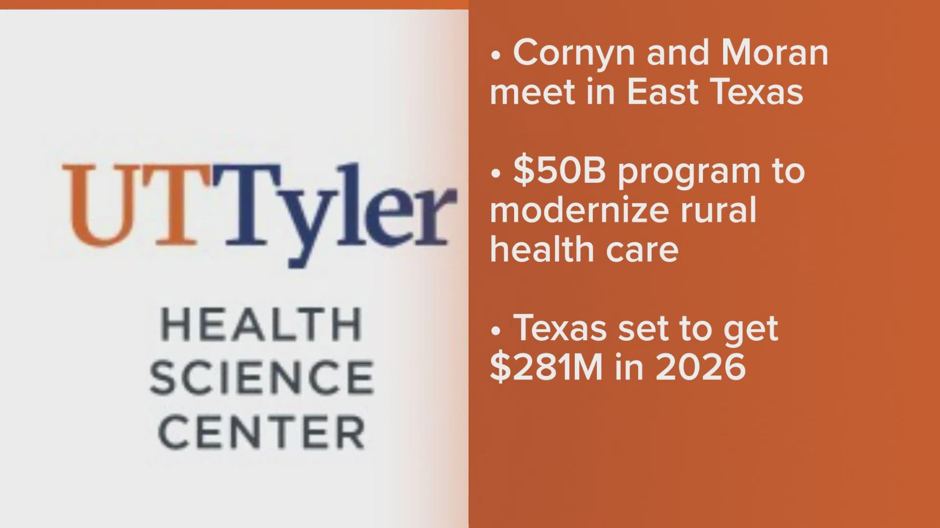Lawmakers visit UT Tyler Health Science Center to highlight rural ...