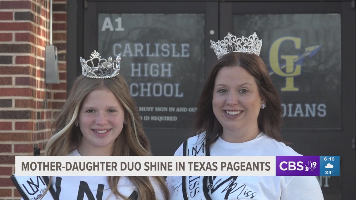 Texas mother-daughter duo crowned as beauty pageant royalty | cbs19.tv