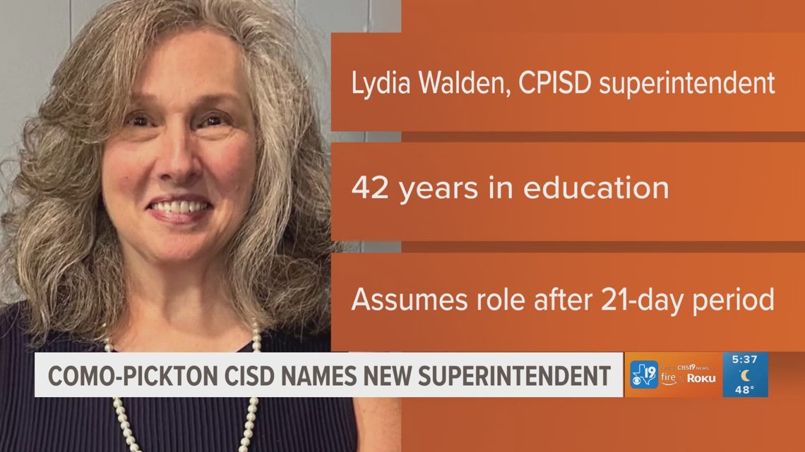 Como-Pickton CISD names superintendent finalist | cbs19.tv