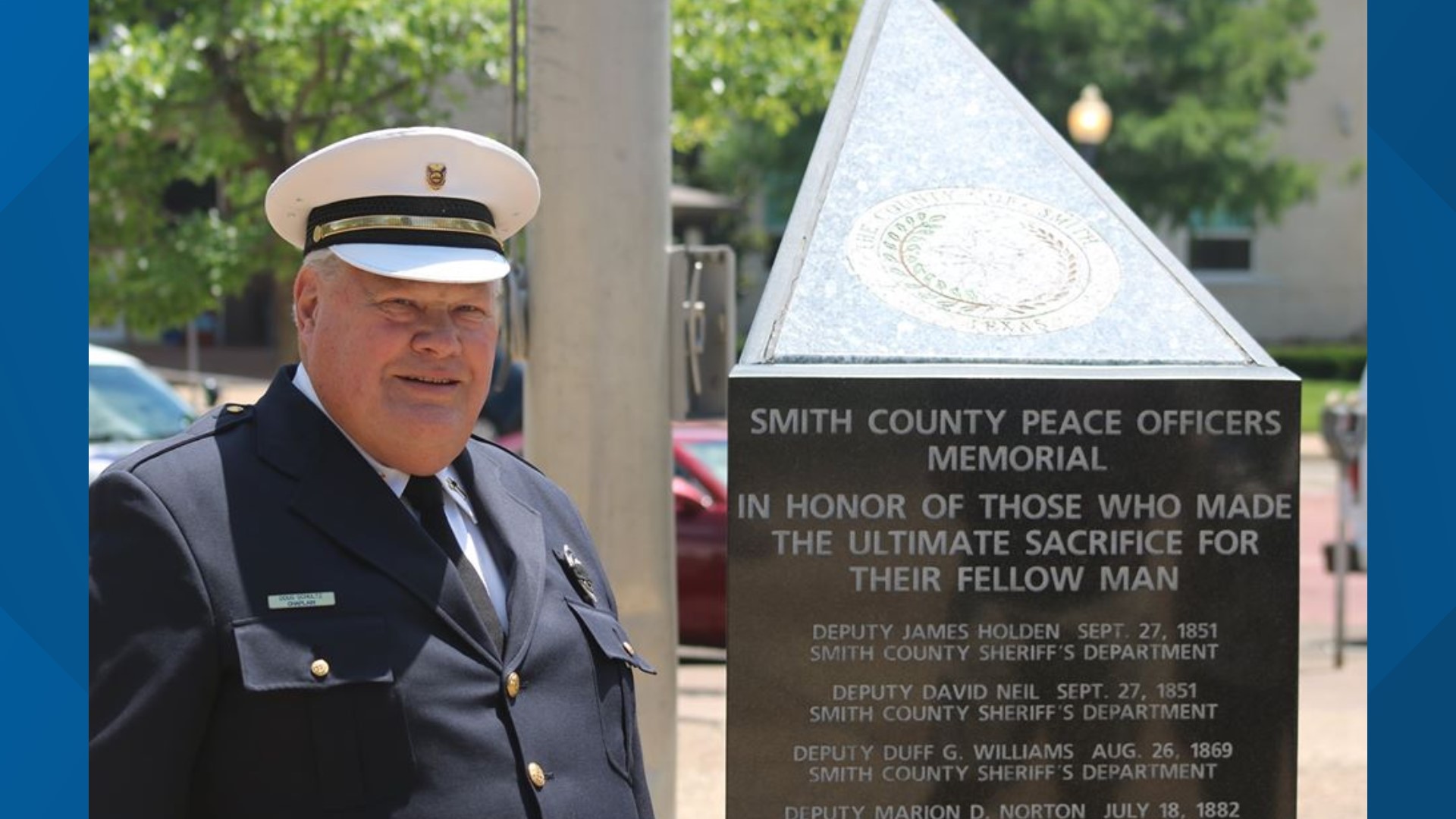 Lindale PD mourning the loss of Chaplain Doug Schultz | cbs19.tv