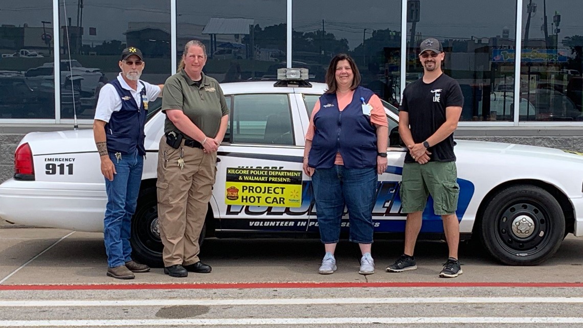 Kilgore police unveil 'Project Hot Car' to demonstrate dangers of heat ...