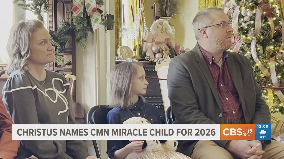 East Texas girl who radiates joy named 2026 Miracle Child, will light ...