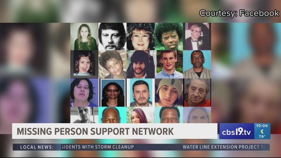 Missing persons support network created for Tyler | cbs19.tv
