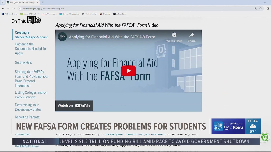New FAFSA form creates problems for students, staff at East Texas ...