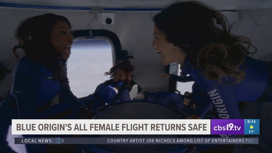Blue Origin's all female flight returns safe | cbs19.tv